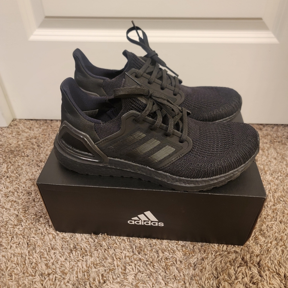 Adidas Ultra Boost 20 Womens Shoe - Triple Black - Gem